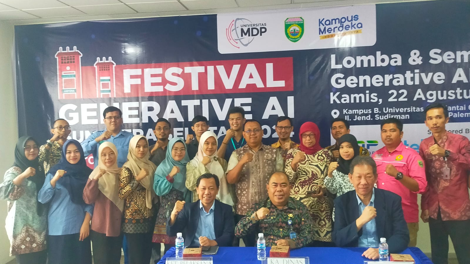 H. Awalluddin, S.Pd, M.Si Buka Festival Generative AI Sumsel ...